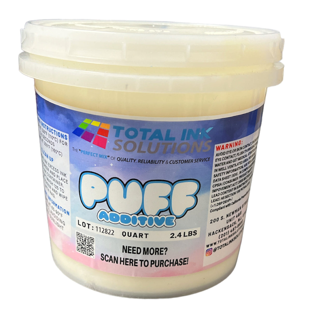 Badass Puff Additive Agent - High-Rise Puff Effect for Plastisol Inks ...