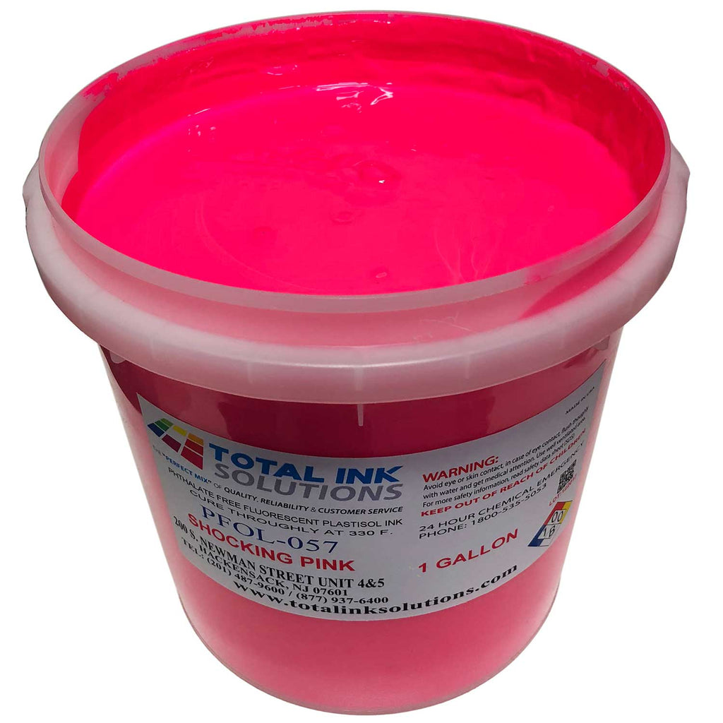 Fluorescent Day Glow – Shocking Pink Plastisol Ink – TOTAL INK SOLUTIONS